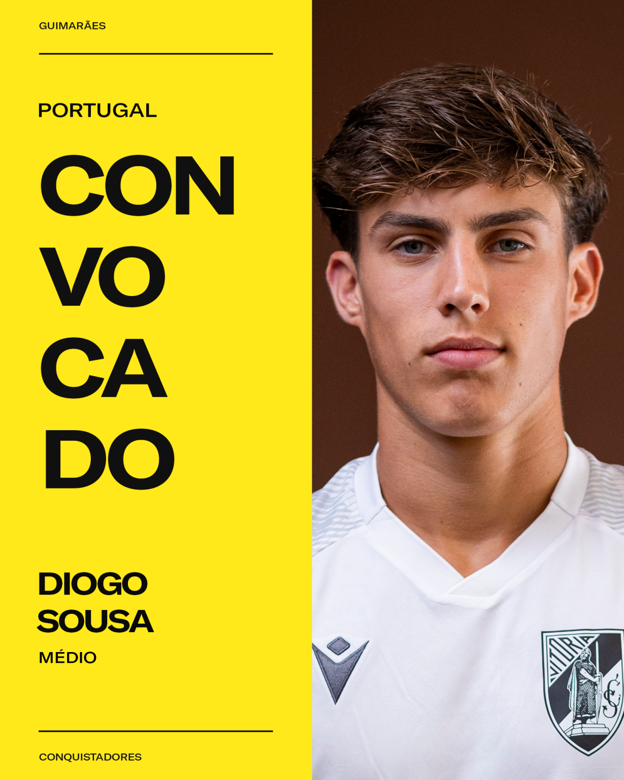 Diogo Sousa junta-se à convocatória - Vitória Sport Clube